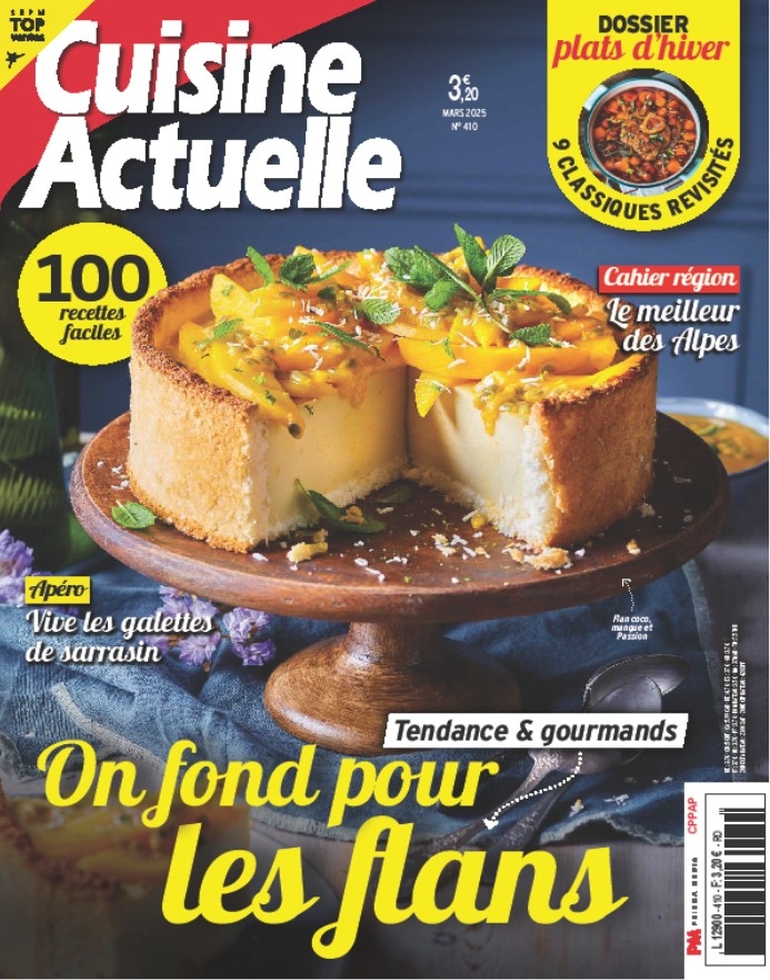 Achat Cuisine Actuelle n°410 5 févr. 2025 version numérique et papier ...
